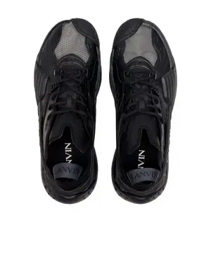 LANVIN Flash-x Lace-up Sneakers - Black