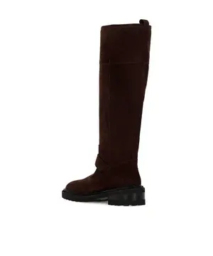 VIA ROMA 15 Buckled Zip Boots