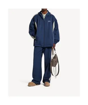 Balenciaga Technical Track Hooded Jacket - Multi-color