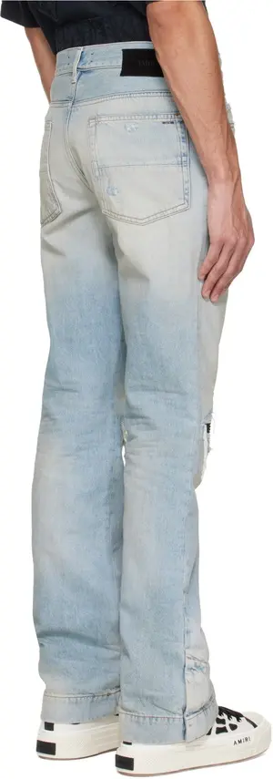 Amiri Distressed-effect Flared Jeans