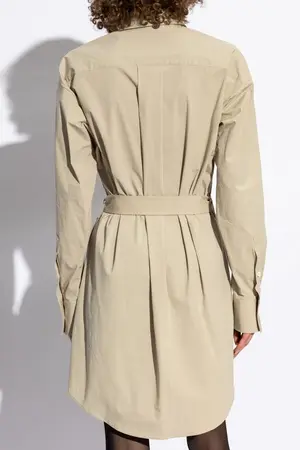 Dsquared2 Belted Waist Buttoned Shirt Dress