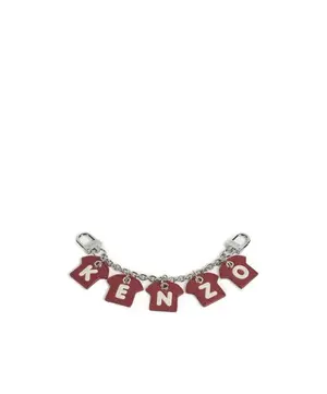 Kenzo Logo Detailed Chain Charm - Multicolor