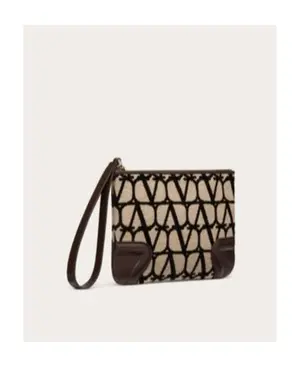 Valentino Garavani Toile Iconographe Clutch Bag