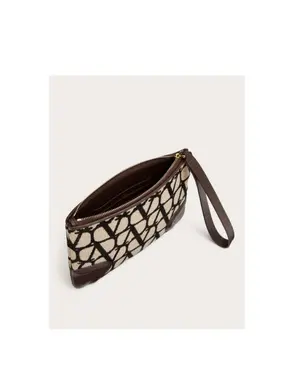 Valentino Garavani Toile Iconographe Clutch Bag