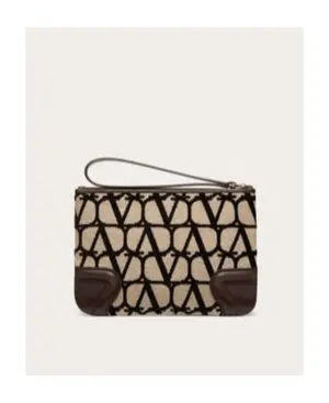 Valentino Garavani Toile Iconographe Clutch Bag