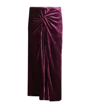 Dries Van Noten Dries Van Noten Midi Draped Skirt Black