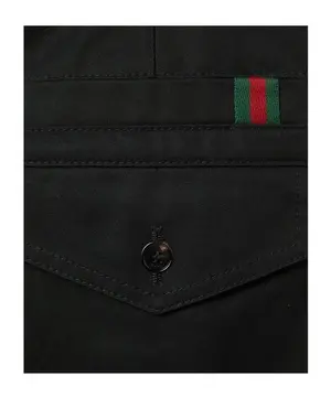 Gucci Web Detailed Twill Pants