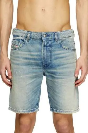 DIESEL® D-fin Denim Shorts - Light Blue