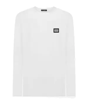 Dolce & Gabbana Logo-plaque Long-sleeve T-shirt