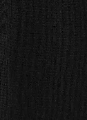 TOTEME Ribbed Knit Tank Top - Black