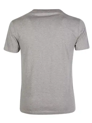 Versace Logo Logo T-shirt With Round Neck