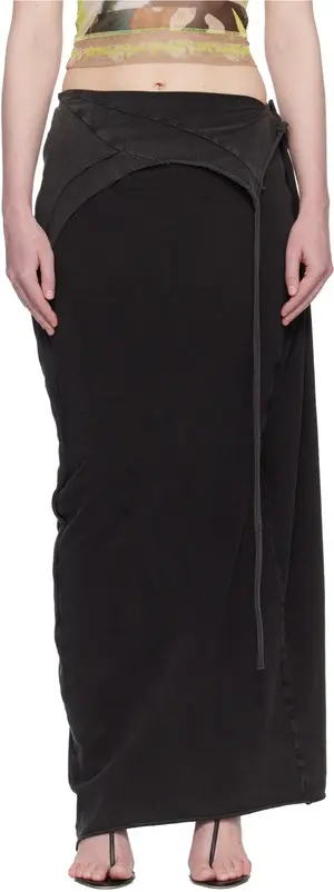 Ottolinger Draped Slit Maxi Skirt