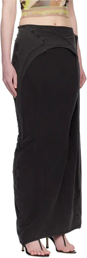 Ottolinger Draped Slit Maxi Skirt