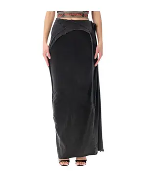 Ottolinger Draped Slit Maxi Skirt