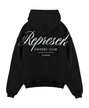 REPRESENT Owners Club Back Print Hoodie - Black