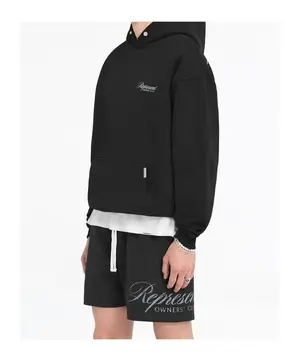 REPRESENT Owners Club Back Print Hoodie - Black