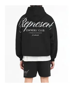 REPRESENT Owners Club Back Print Hoodie - Black