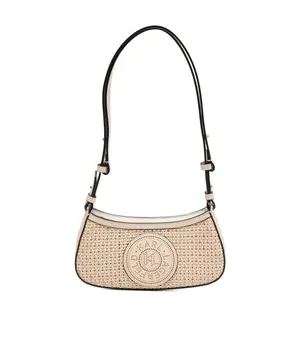 Karl Lagerfeld Circle Shoulder Bag - Nude