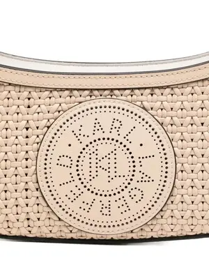Karl Lagerfeld Circle Shoulder Bag - Nude