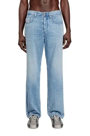 DIESEL® 2001 D-macro Relaxed Jeans - Blue