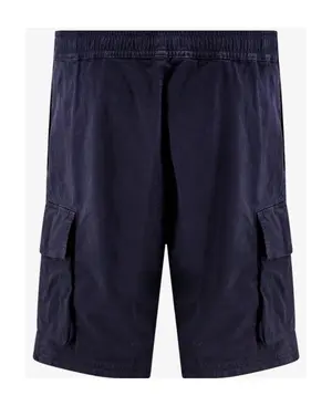 Stone Island Stretch-cotton Logo Shorts