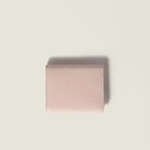 Miu Miu Small Leather Wallet - Nude