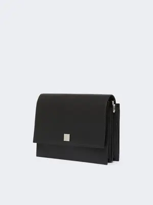 Max Mara Logo-engraved Shoulder Bag - Black