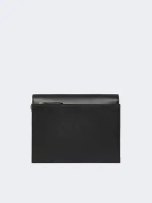 Max Mara Logo-engraved Shoulder Bag - Black