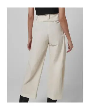 Moncler Wide-leg Belted Pants - Pearly