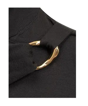 JIL SANDER Sleeveless Knitted Top With Frill Detail