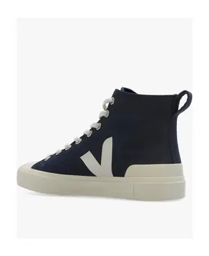 VEJA High Top Sneakers With Logo Detailing - Black