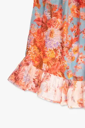 Zimmermann Devi Sporty Flip Floral-print Skirt