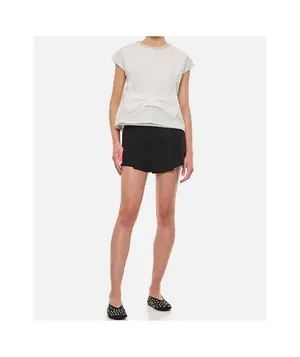 Junya Watanabe Honeycomb-pattern Blouse With Faux Pearl Details