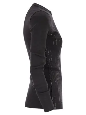 Brunello Cucinelli Long Sleeve Embroidered T-shirt