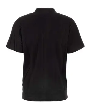 Balenciaga Bb Logo Printed Crewneck T-shirt - Black