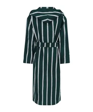 TEKLA Terrycloth Hooded Bathrobe - Green