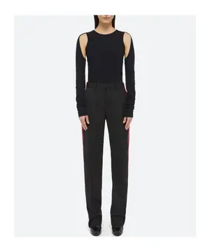 Helmut Lang Cut Out Knitted Jumper - Black