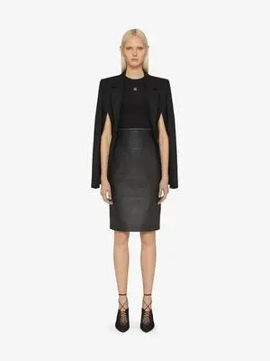 Givenchy Single-breasted Cape Jacket