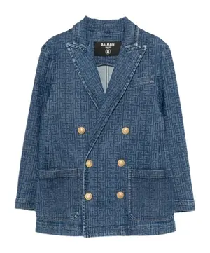 Balmain Long Sleeve Double-breasted Jacket