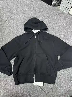 Burberry Long Sleeve Hooded Sweatshirt
