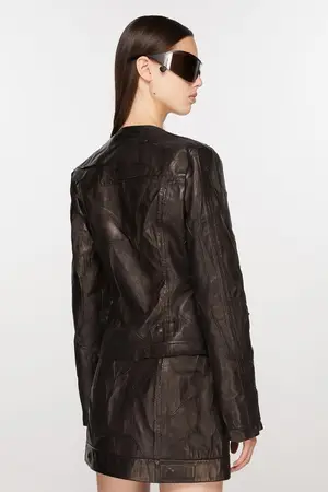 Acne Studios Crinkled Leather Jacket