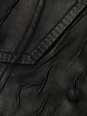 Acne Studios Crinkled Leather Jacket