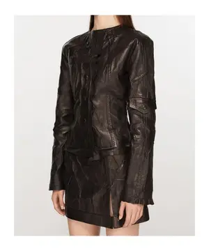 Acne Studios Crinkled Leather Jacket