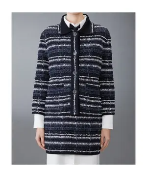 Thom Browne Bouclé Construction Tweed Jacket