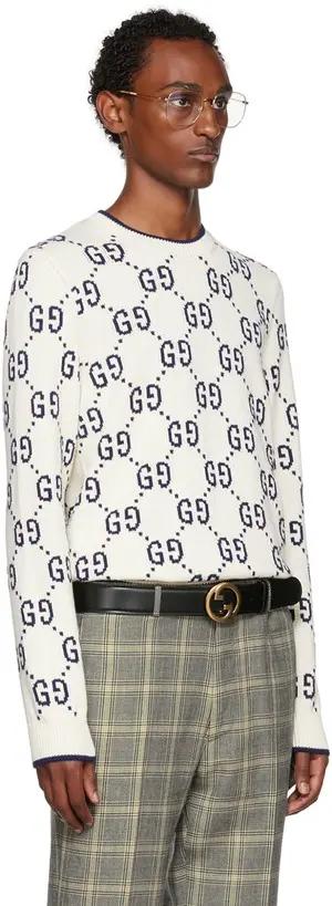 Gucci Humphrey Bogart Print Crewneck Sweatshirt - Red