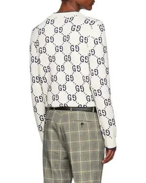 Gucci Humphrey Bogart Print Crewneck Sweatshirt - Red
