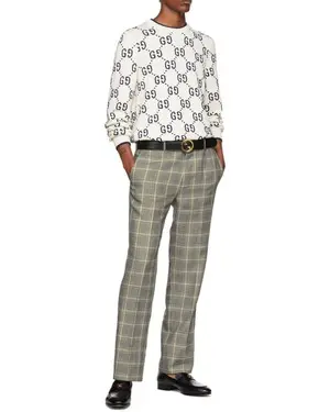 Gucci Humphrey Bogart Print Crewneck Sweatshirt - Red
