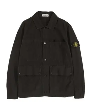 Stone Island Buttoned Collared Jacket