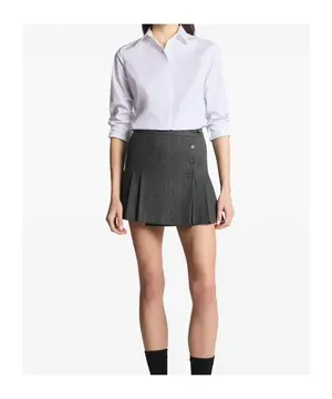 FAY Slim Stretch Poplin Shirt - White
