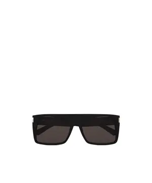 Saint Laurent Square Frame Sunglasses - Black
